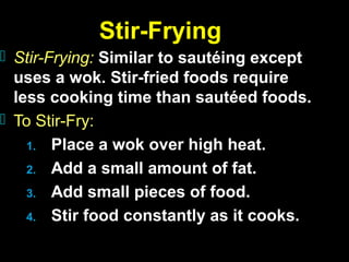 Dry heat cooking method | PPT