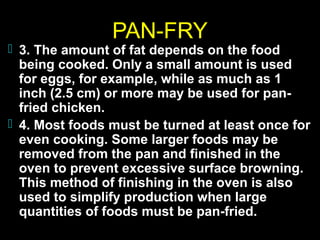 Dry heat cooking method | PPT