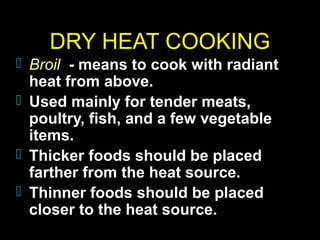 Dry heat cooking method | PPT