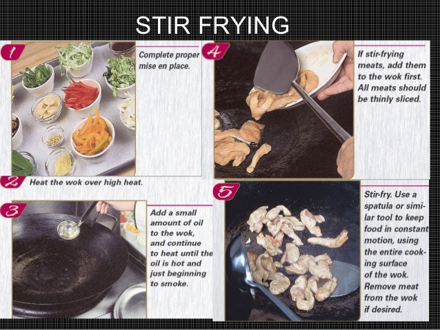 Dry heat cooking method