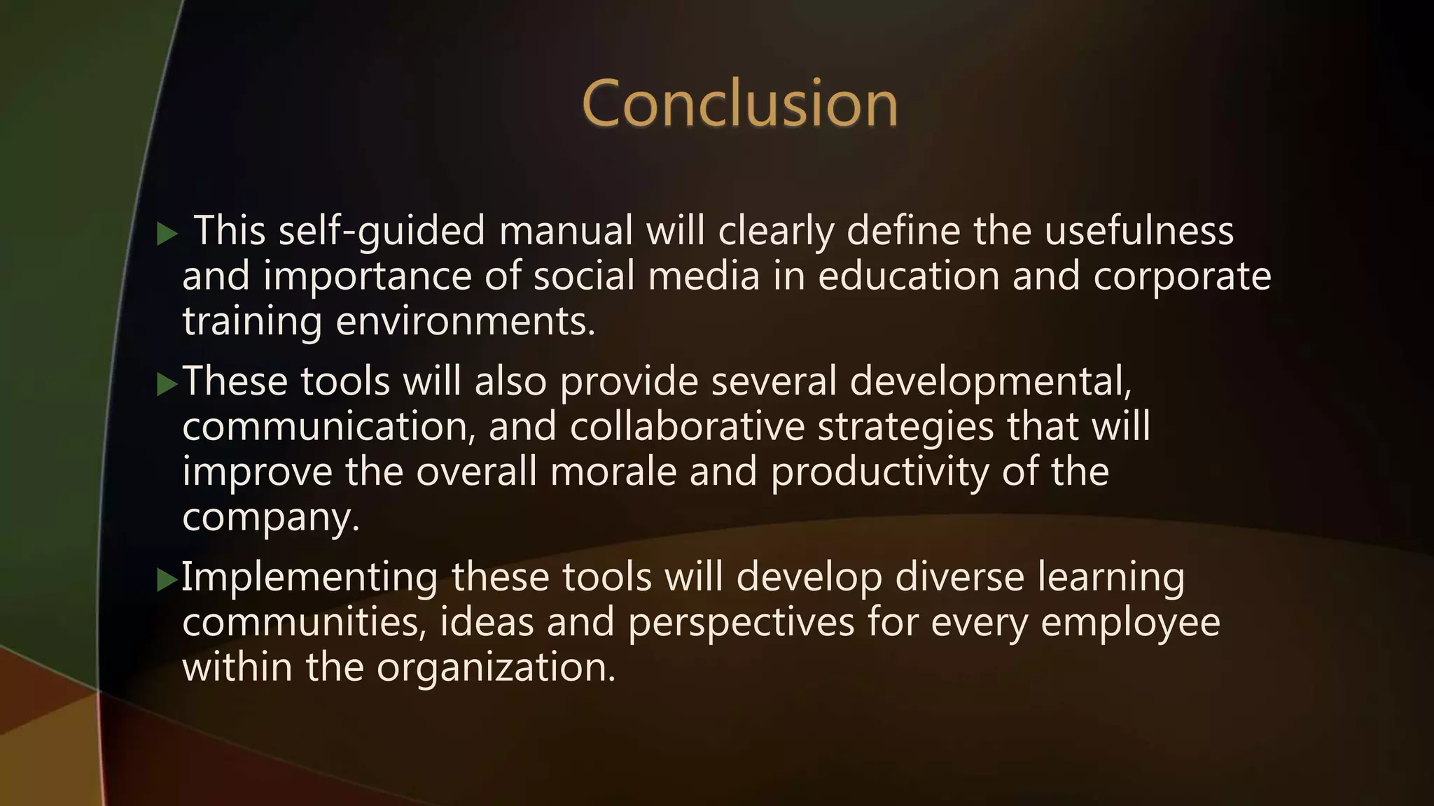 Week 6 final power point training manual | PPT