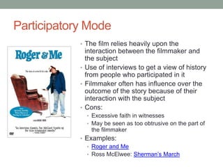 Intro to Film: Documentary | PPTX