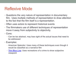 Intro to Film: Documentary | PPTX