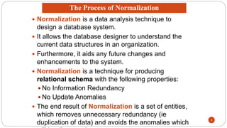 Week 6 Normalization | PPT