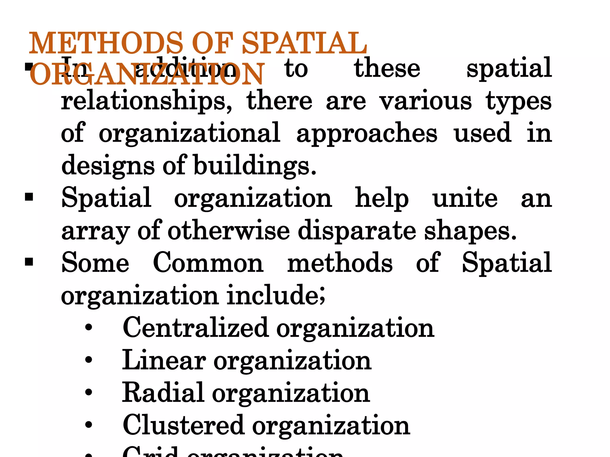 Week 6 organization of form and space | PPTX