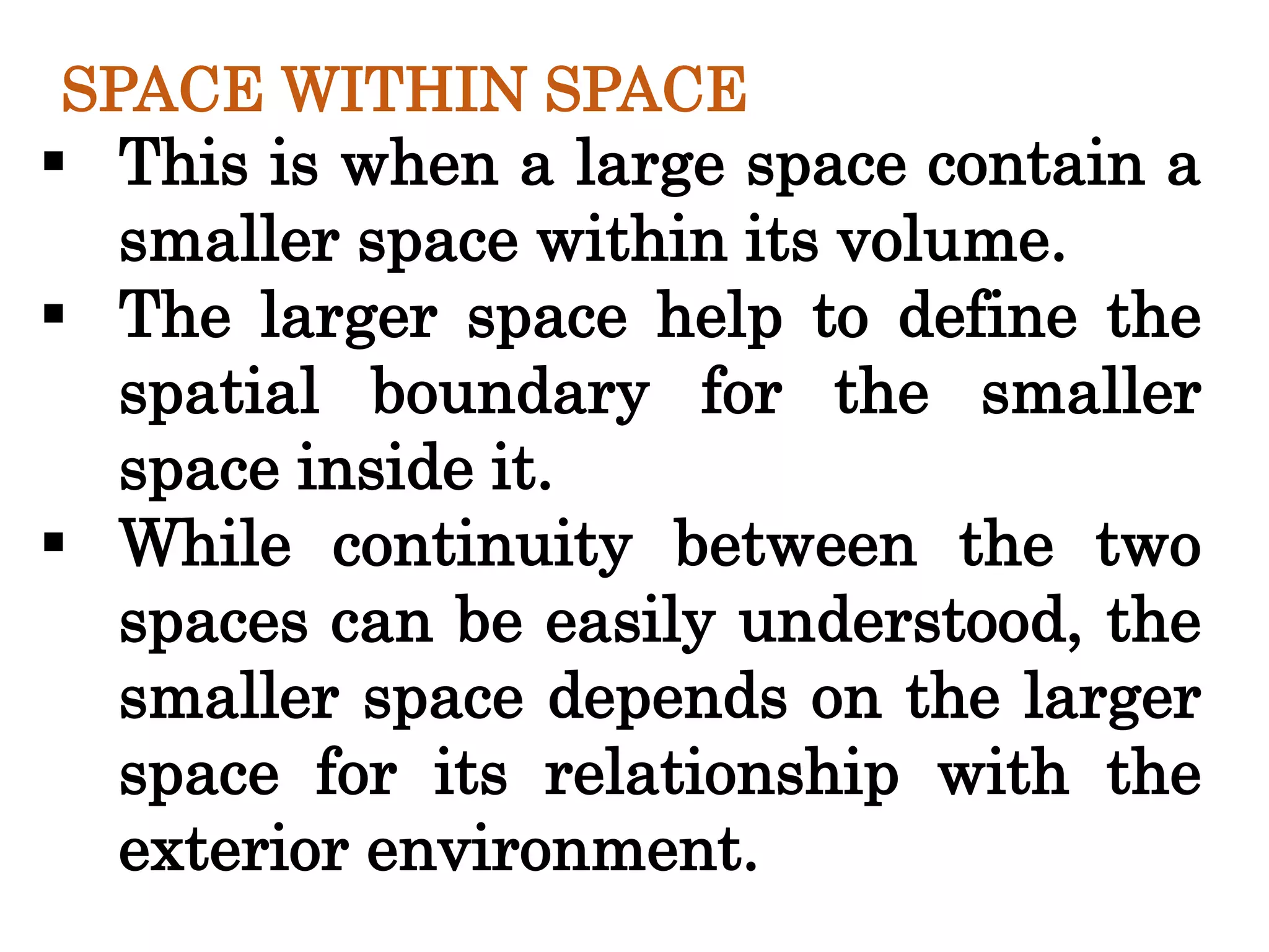 Week 6 organization of form and space | PPTX