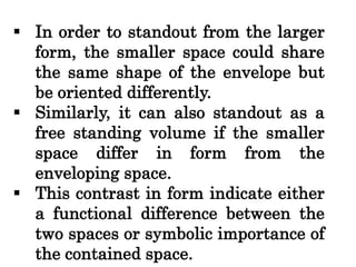 Week 6 organization of form and space | PPTX