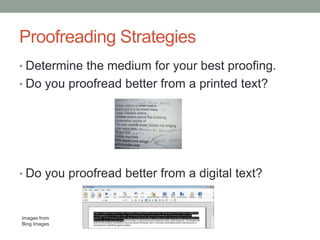 Proofreading Strategies | PPTX