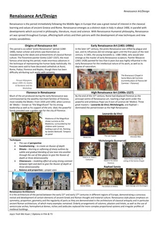 Renaissance Art/Design | PDF