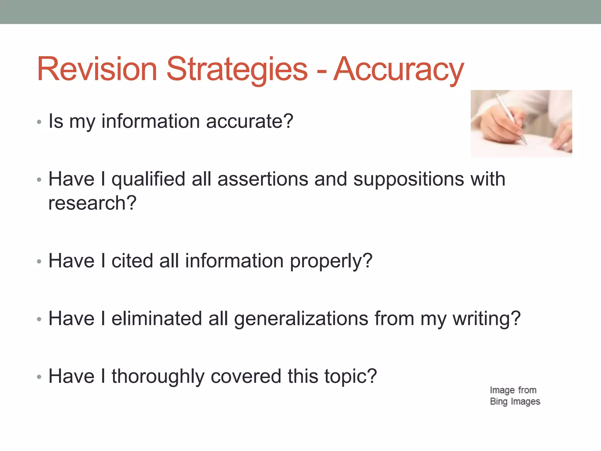 Revision Strategies | PPT