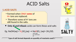 Salts Powerpoint preparation types description | PPTX