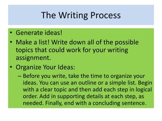 Transitions and Revisions | PPTX