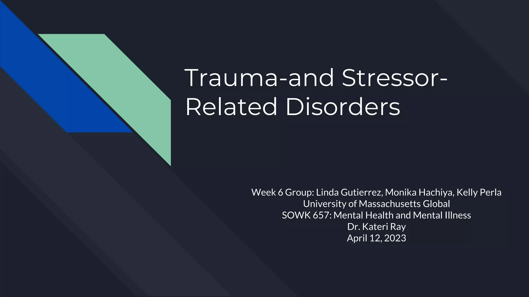 Trauma-and Stressor-Related Disorders | PPT Trauma-and Stressor-Related Disorders | PPT