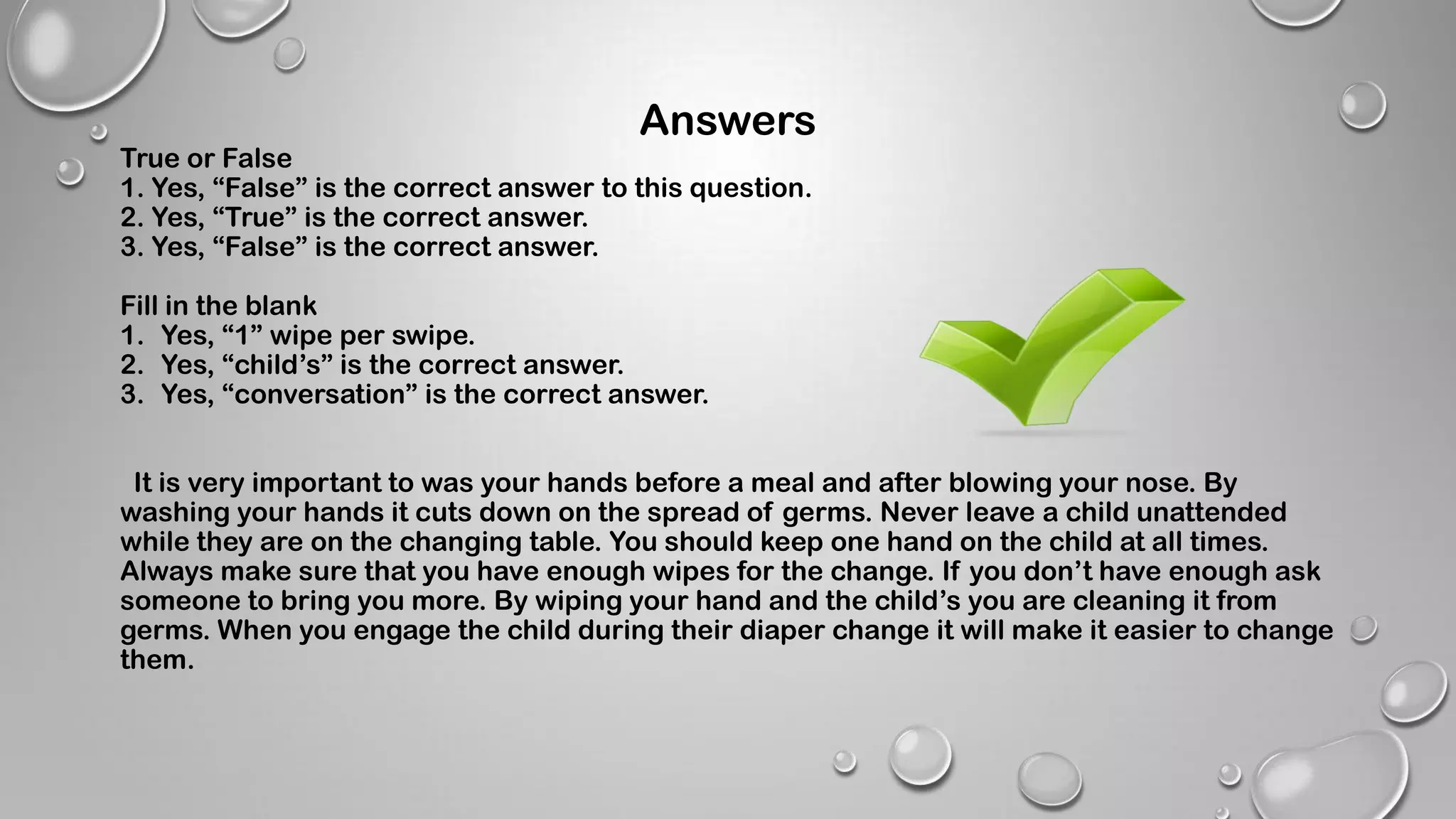 Diaper Changing and Hand Washing 101 | PPTX