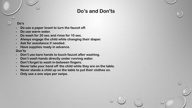 Diaper Changing and Hand Washing 101 | PPTX | First Aid | Injuries