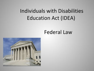 Notes on Special Education | PPT