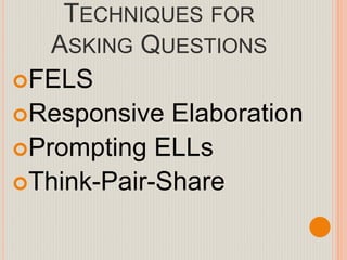 Text Structures and Teaching Procedures | PPTX