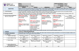 English 9 Q1 Week 7 | DOCX