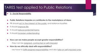Week 7.1 ethics and public relations | PDF