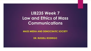Week 7.2 political communication | PDF