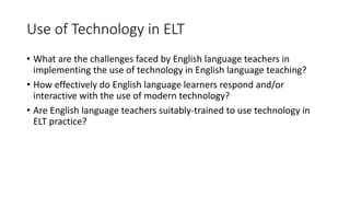 Instructional Materials Selection in ELT Classrooms | PPTX