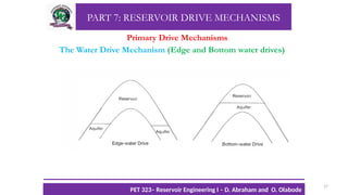Reservoir Drive Mechanisms in Reservoir Engineering | PPT