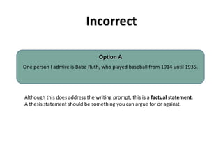 Building a Paper (Thesis statement and Detailed Outline).pptx