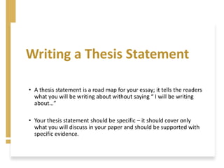 Building a Paper (Thesis statement and Detailed Outline).pptx