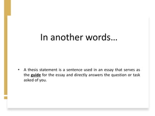 Building a Paper (Thesis statement and Detailed Outline).pptx