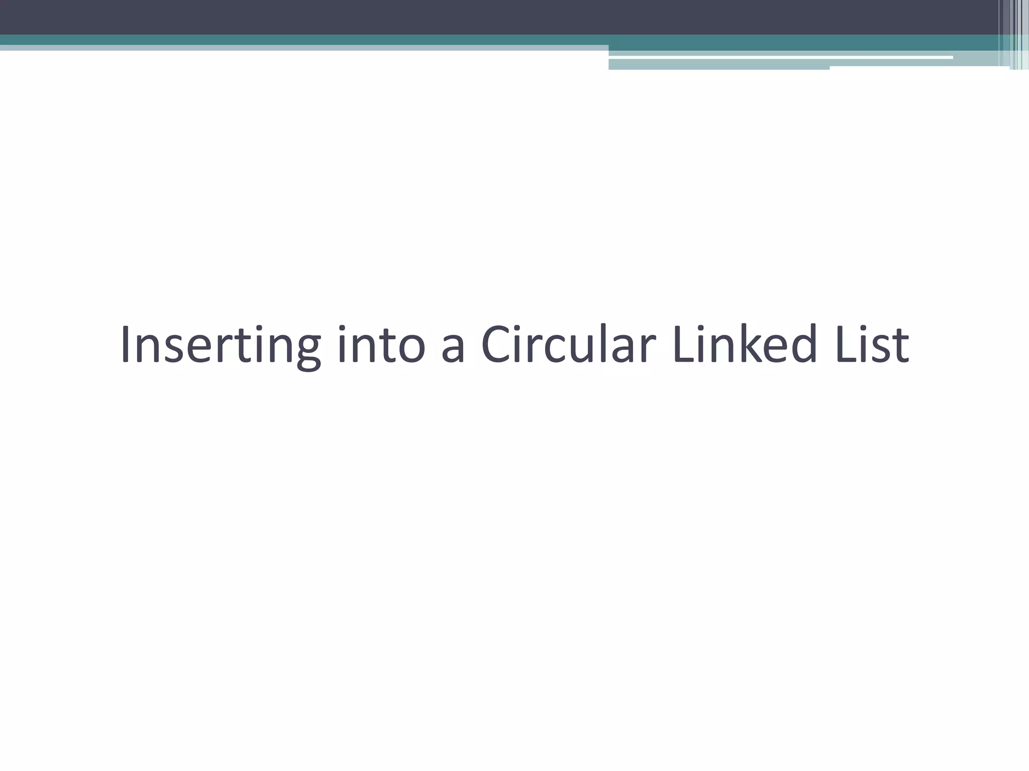 Doubly & Circular Linked Lists | PPTX
