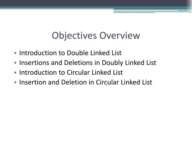 Doubly And Circular Linked Lists Pptx Programming Languages Computing