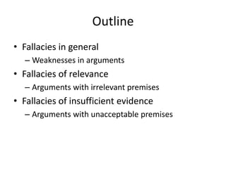 Week 7 faulty reasoning - teacher version | PPT