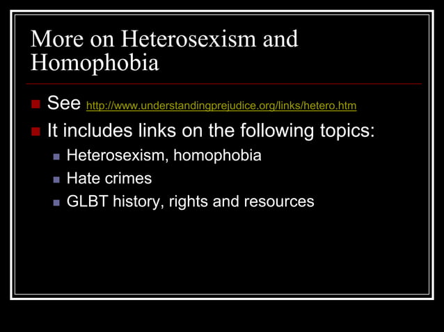 Heterosexism | PPT