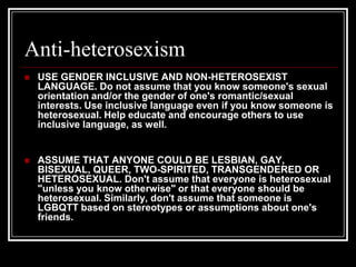 Heterosexism | PPTX