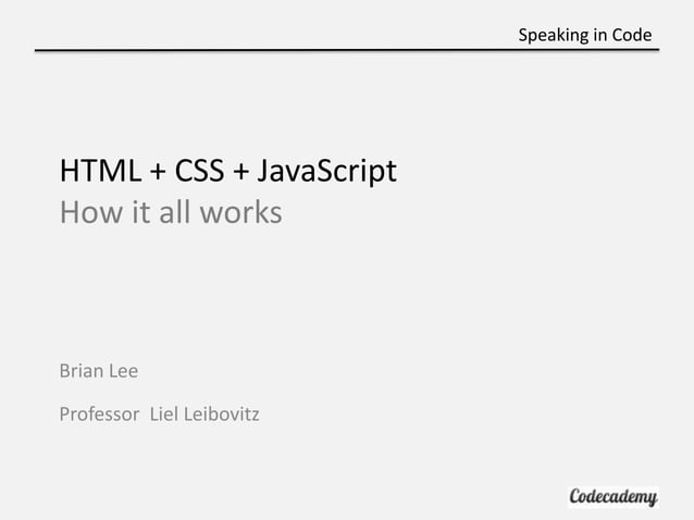 Week 7 Html Css Js Ppt