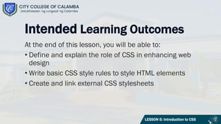 Fundamentals of Cascading Style Sheet for Web Design | PDF
