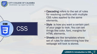 Fundamentals of Cascading Style Sheet for Web Design | PDF