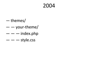 Week 7 introduction to theme development | PPT | Web Design and HTML ...