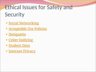 Week 7 - Legal, Ethical and Societal Issues.ppt