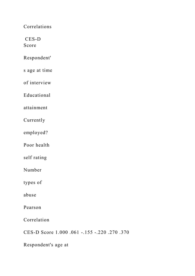Week 7 - Linear Regression Exercises SPSS Output Simple.docx