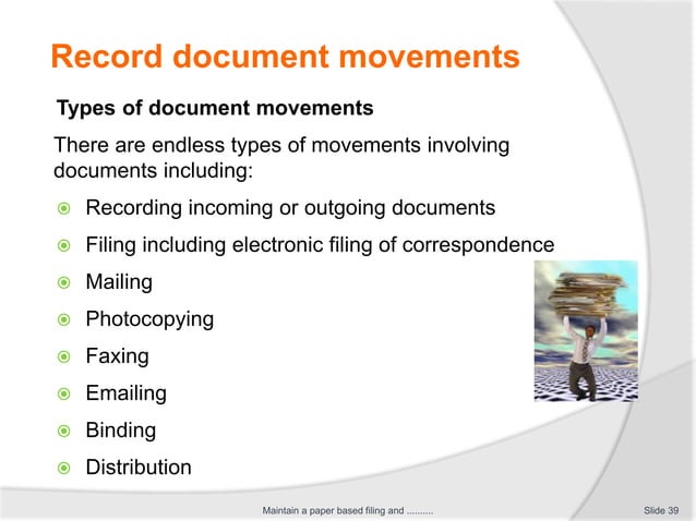 Week 7 maintain a-paper-based_filing_&_retrieval_syst_pptx | PPTX ...