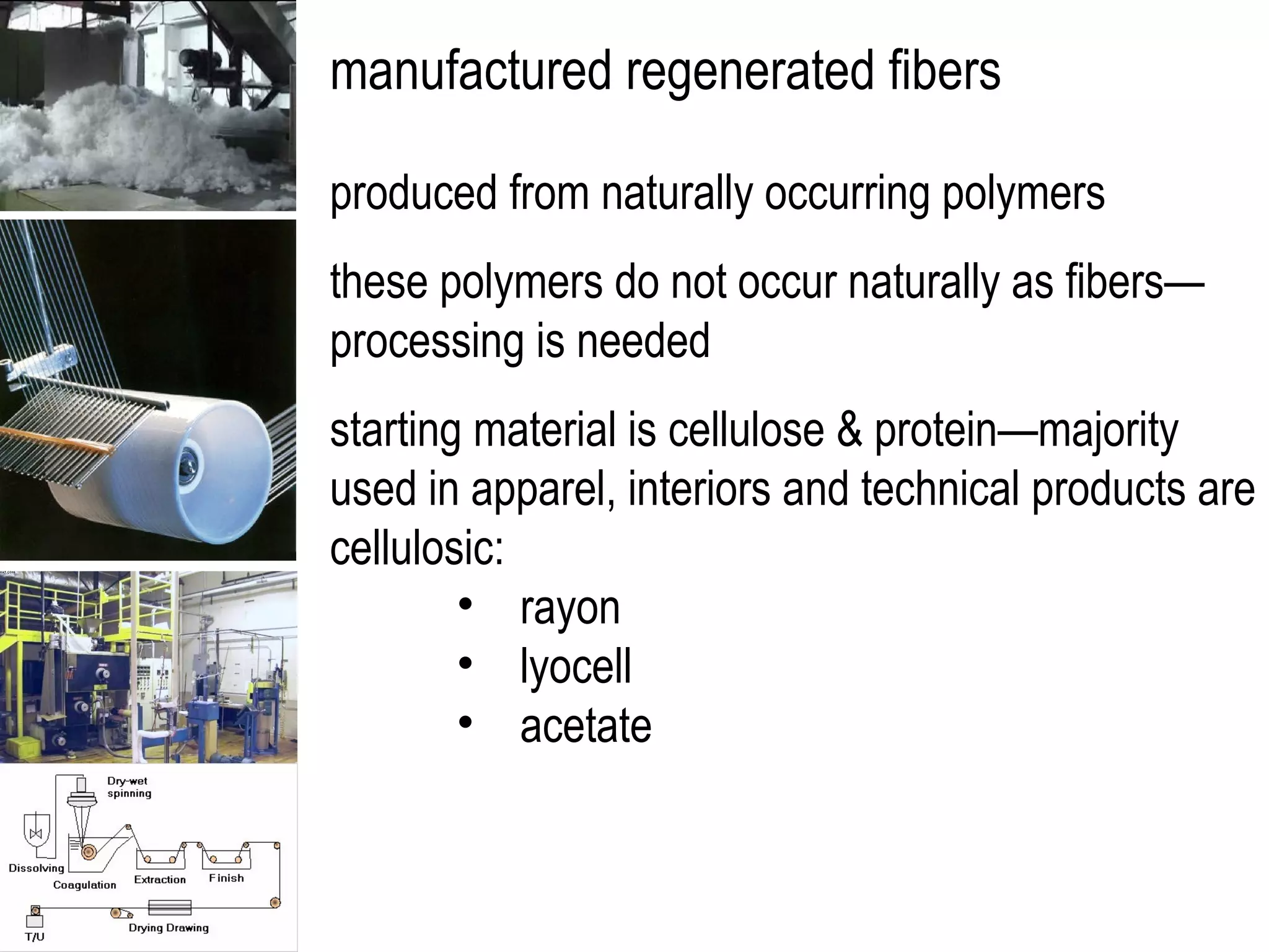 manufactured regenerated fibers | PPT
