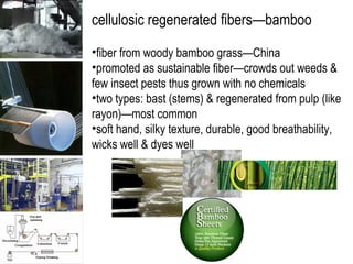 manufactured regenerated fibers | PPT