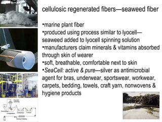 manufactured regenerated fibers | PPT