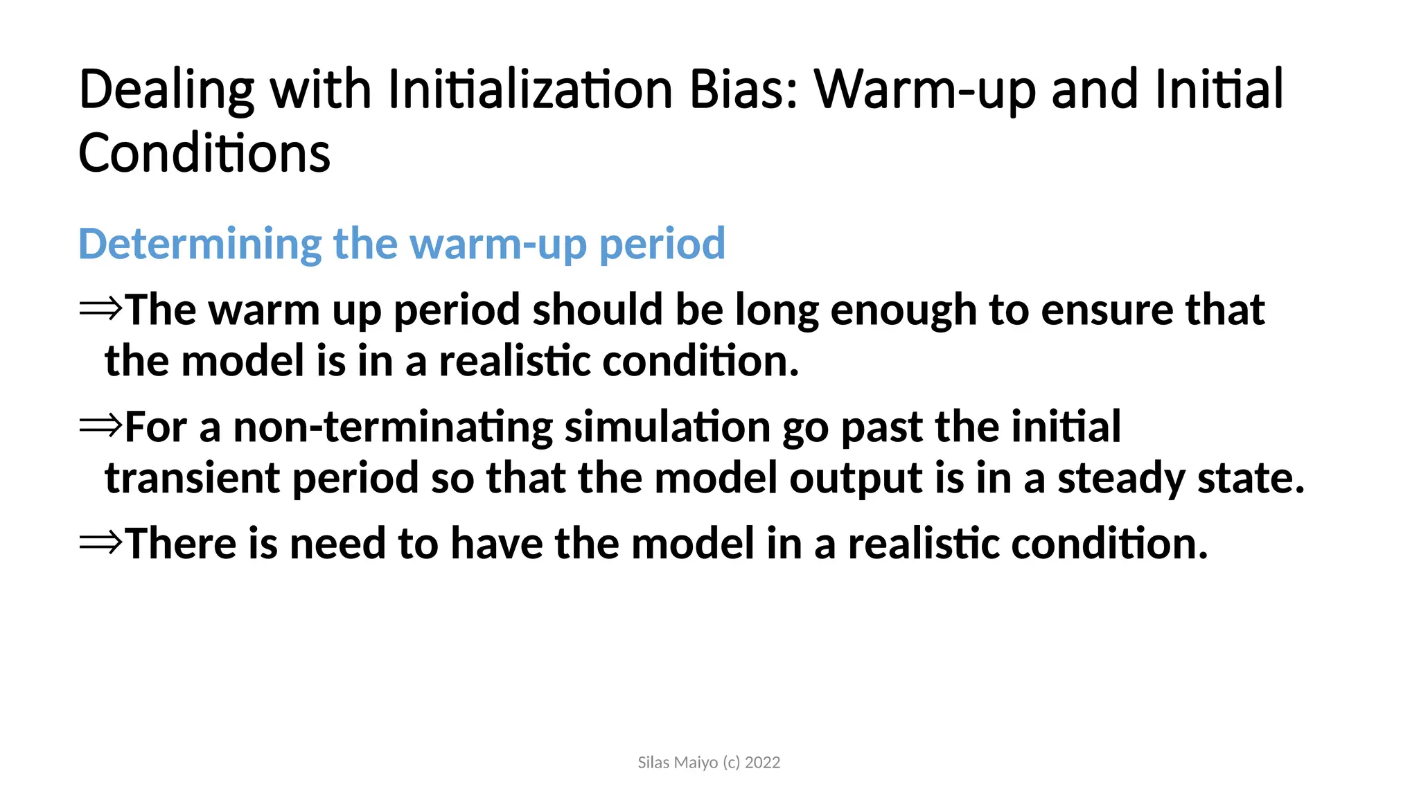 Week 7 - Model Experiementation ibn simulation modelling | PPTX