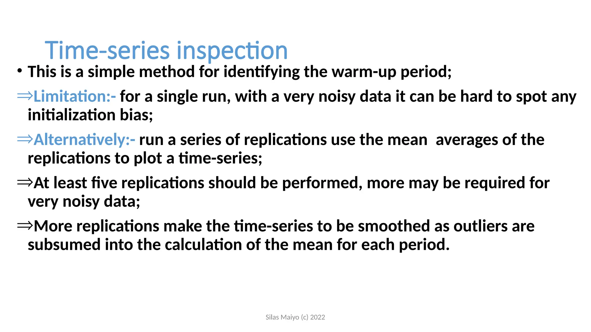 Week 7 - Model Experiementation ibn simulation modelling | PPTX