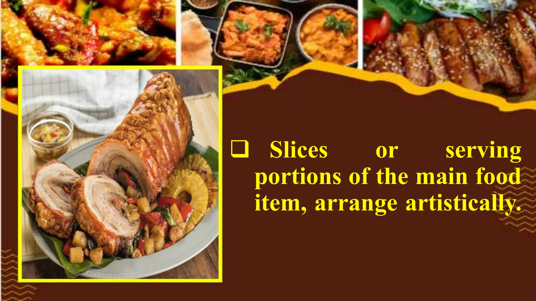 WEEK 7-PRESENT MEAT DISHES in TLE 10 COOKERY.pptx