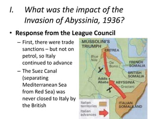 Week 7 - The Invasion of Abyssinia | PPTX