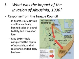 Week 7 - The Invasion of Abyssinia | PPTX