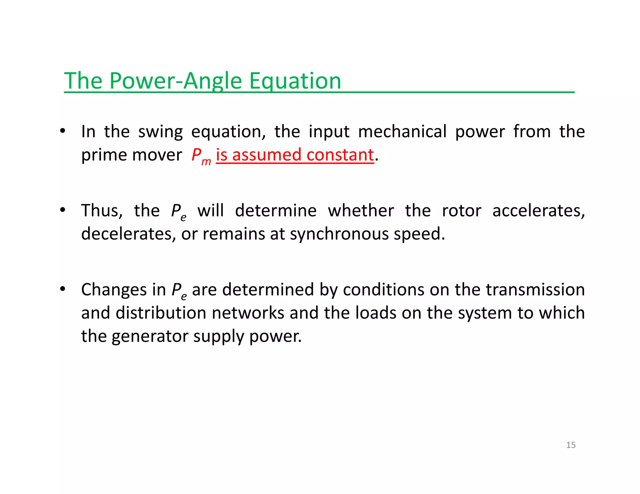 Power System Stablity | PDF